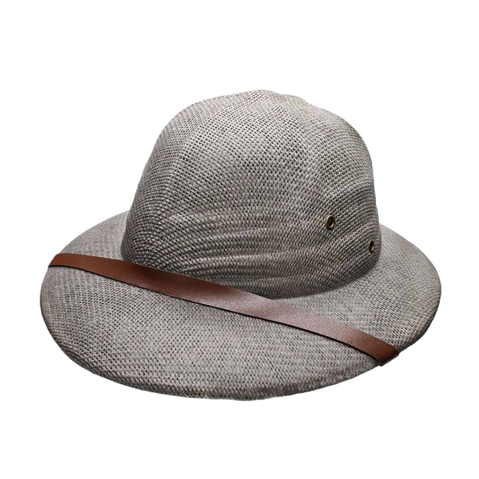 Western Straw Hat Handwoven Breathable Sun Hat Pith British Hat Elegant ...