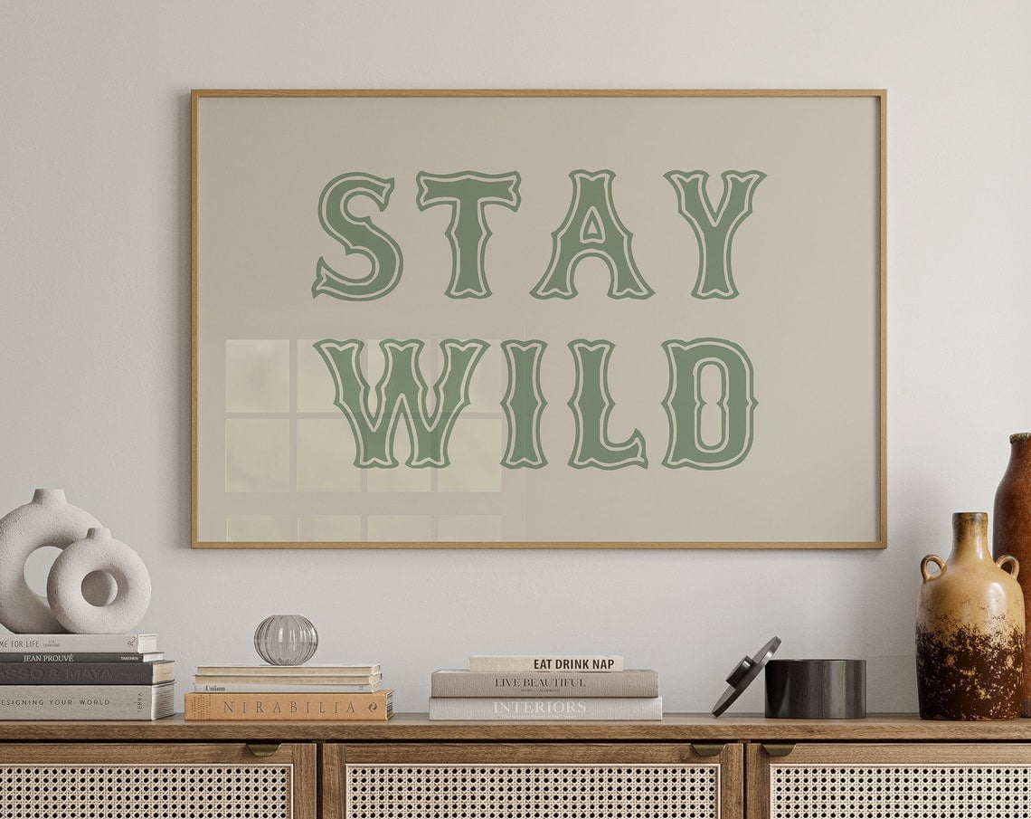 Western Style Art Print! Boho, Minimalist Modern Art, Boho ...
