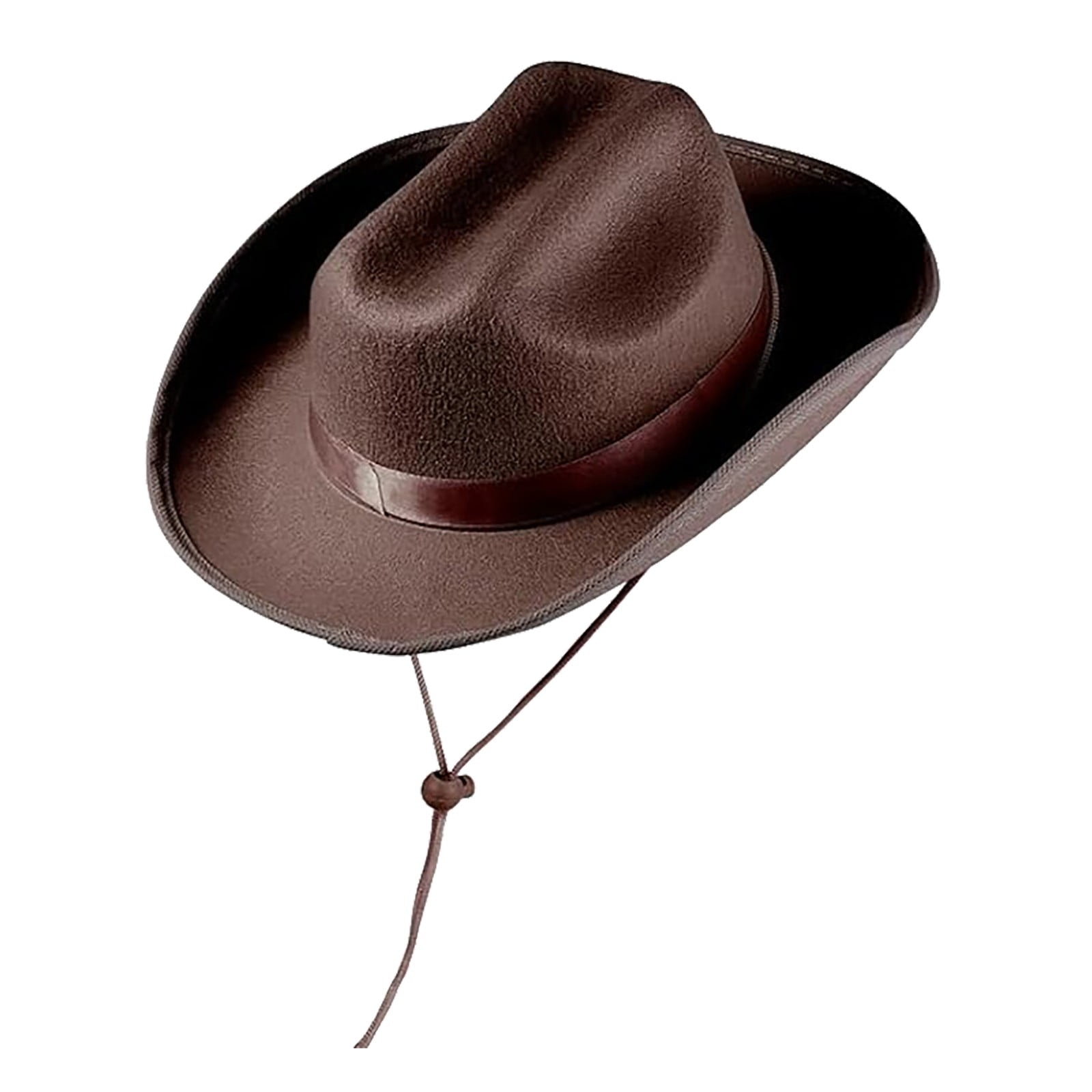 Western Style Wide Brim Cowboy Hat Costume Party Dress Up Accessory ...