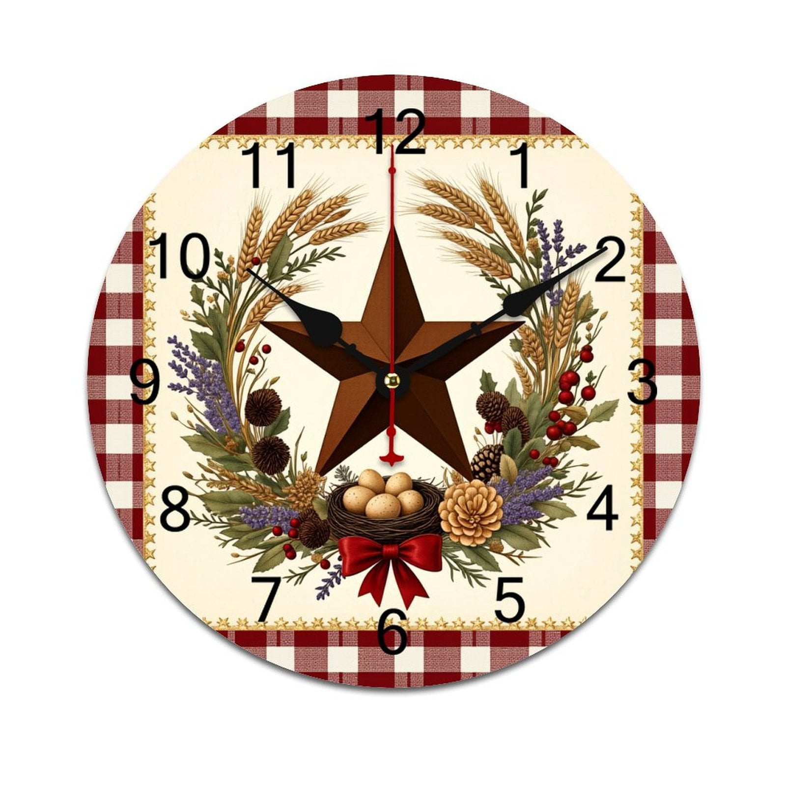 Western Texas Star Vintage Style Stars On Wood Panel Print Rustic (1)-2 ...