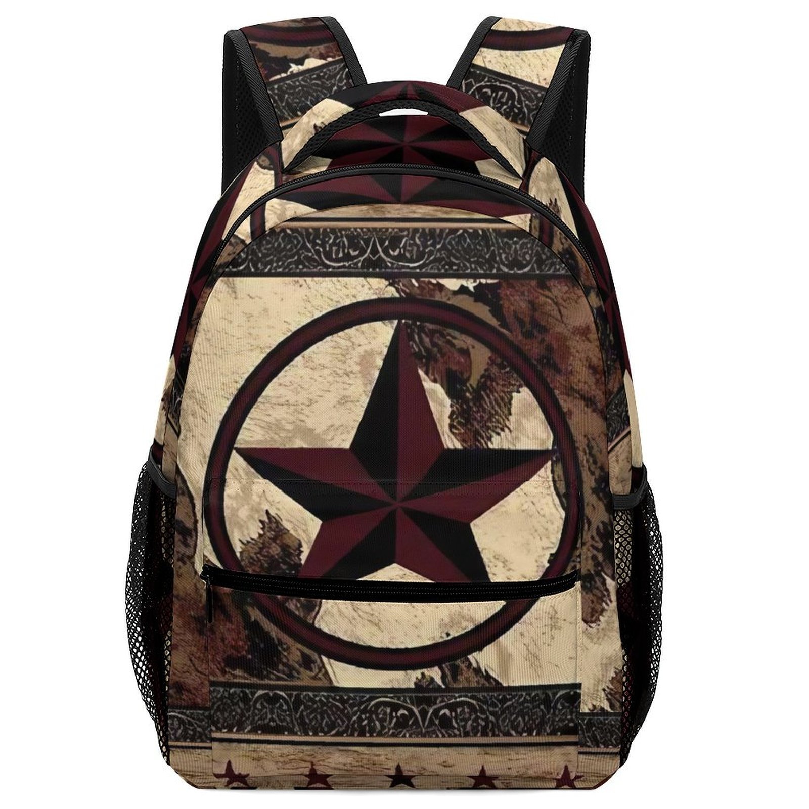 Western Texas Star Vintage Style Stars On Wood Panel Print Rustic ...