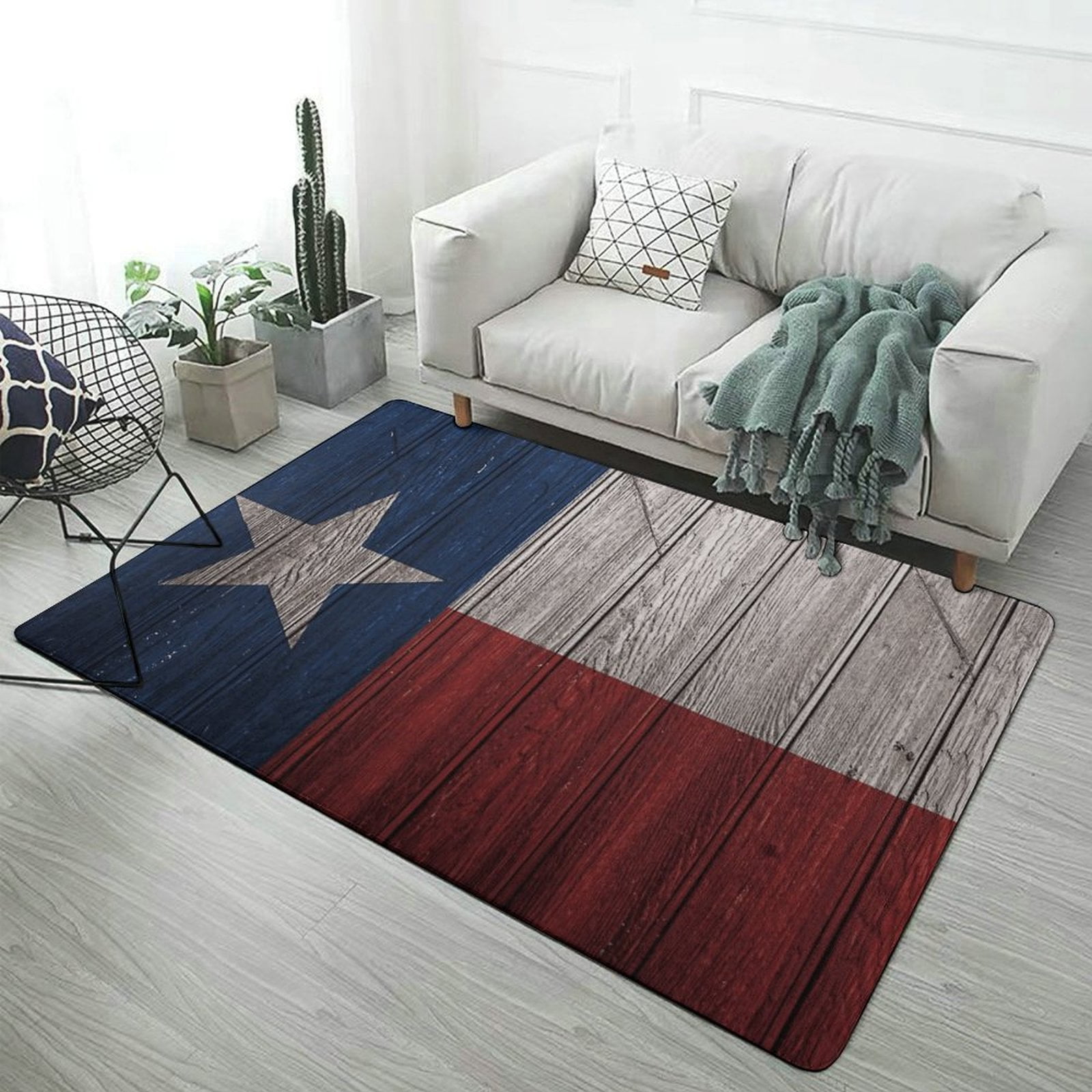 Western Texas Star Vintage Style Stars On Wood Panel Print Rustic (1 ...
