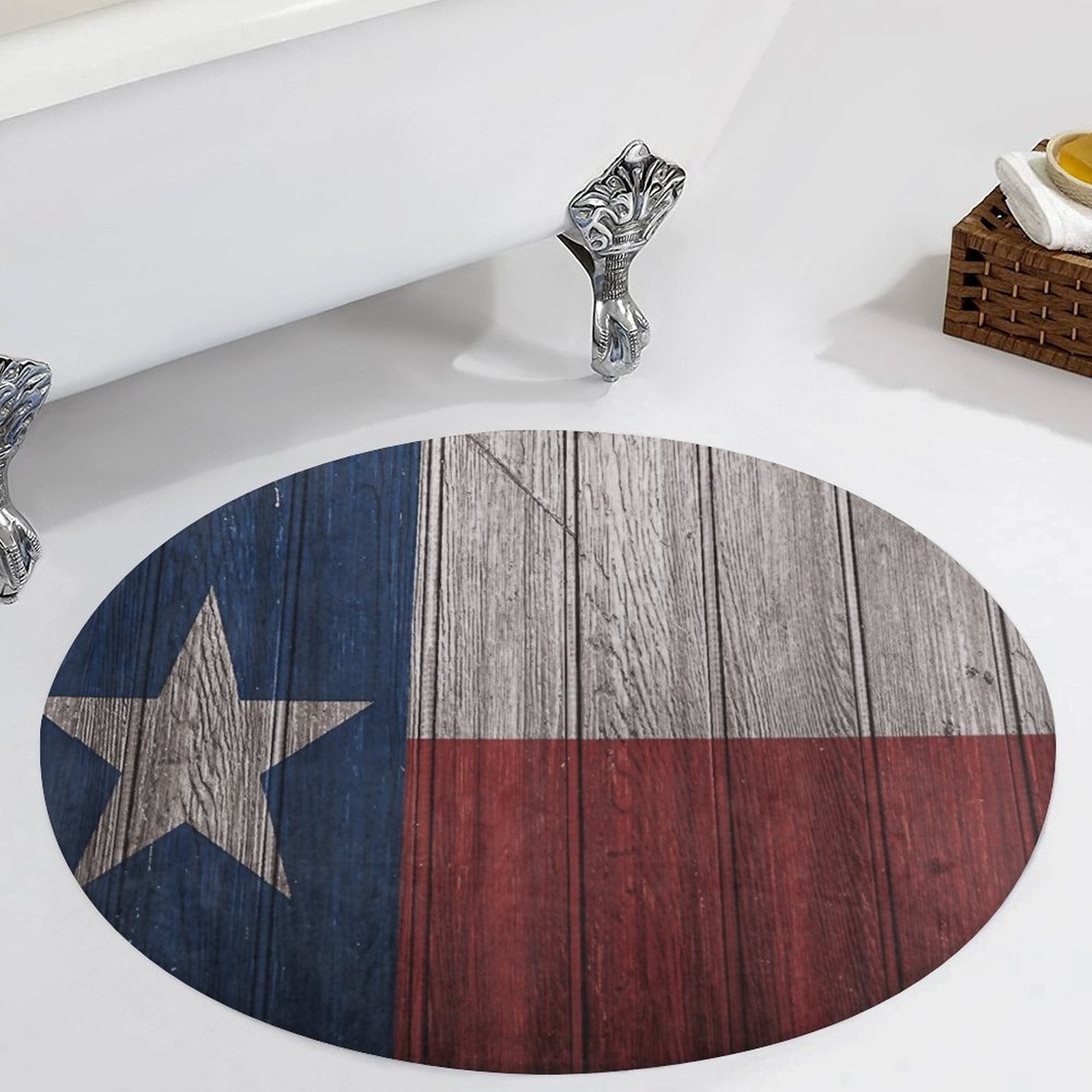 Western Texas Star Vintage Style Stars On Wood Panel Print Rustic (1 ...