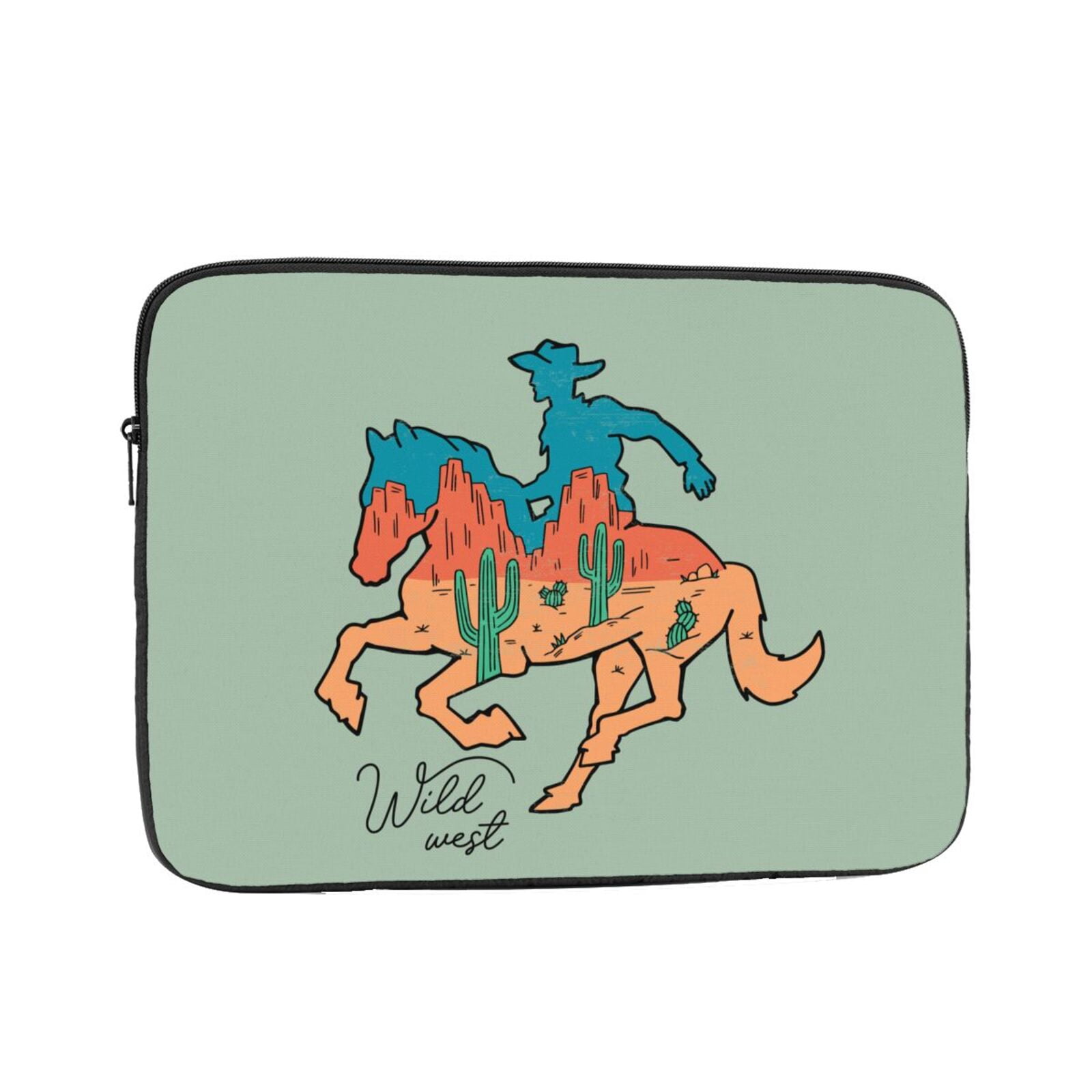 Western Theme Cowboy Portable Laptop Sleeve Compatible with MacBook Air ...