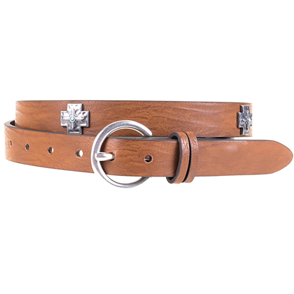 Western Trenditions Llc Womens Catchfly Belt M Chestnut - Walmart.com