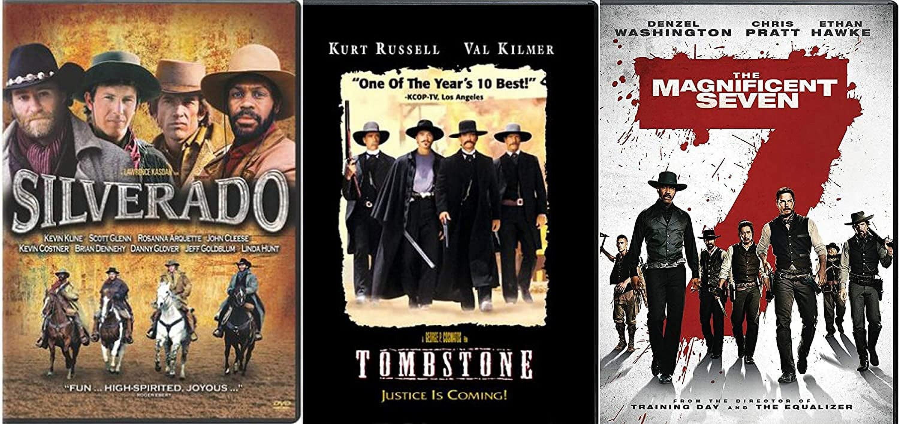 Western Triple Feature Tombstone Silverado & The Magnificent Seven 3 ...
