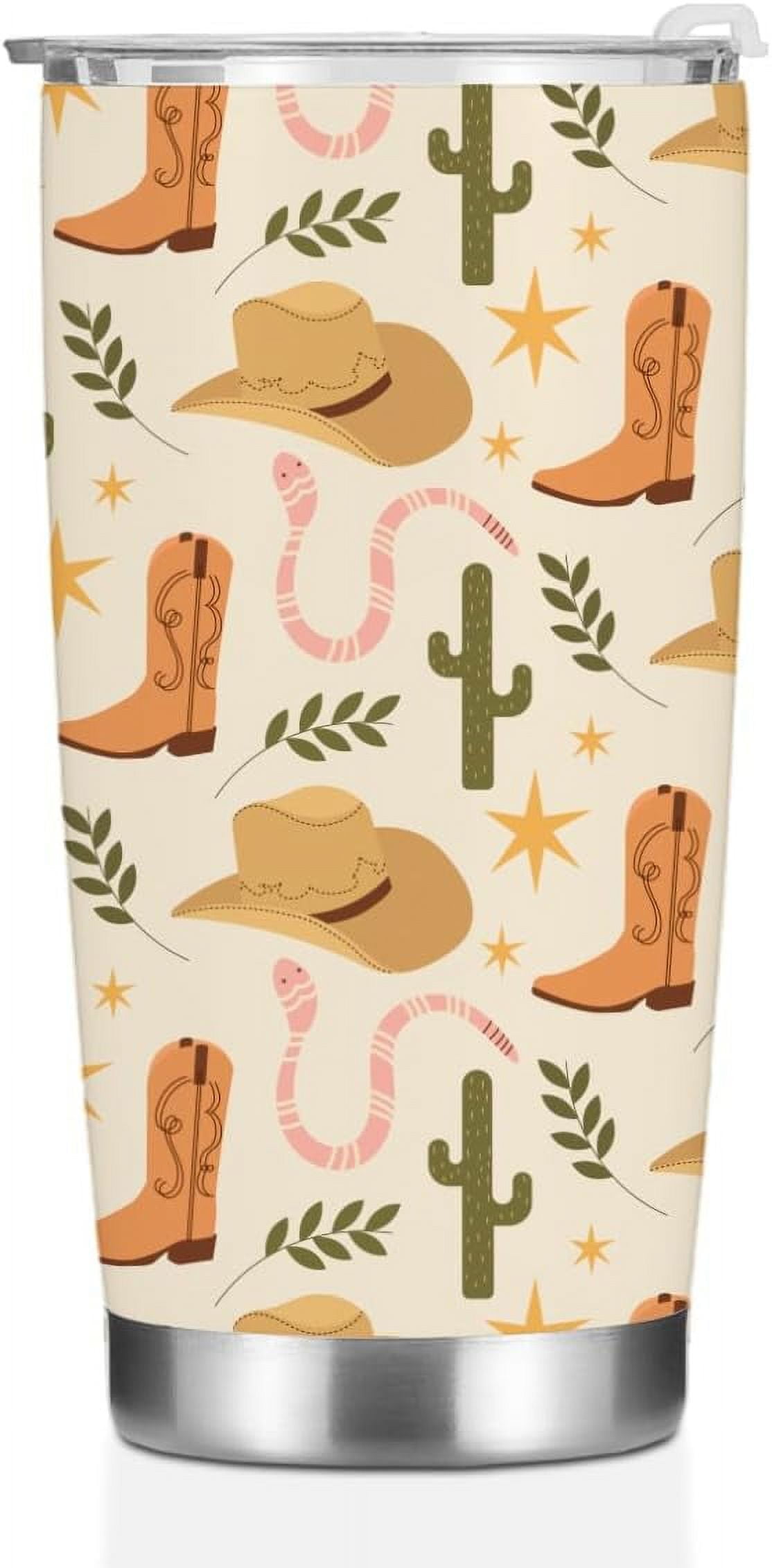 Western Tumbler Coffee Mug 20oz Tumbler Cups with Lid Western Decor ...