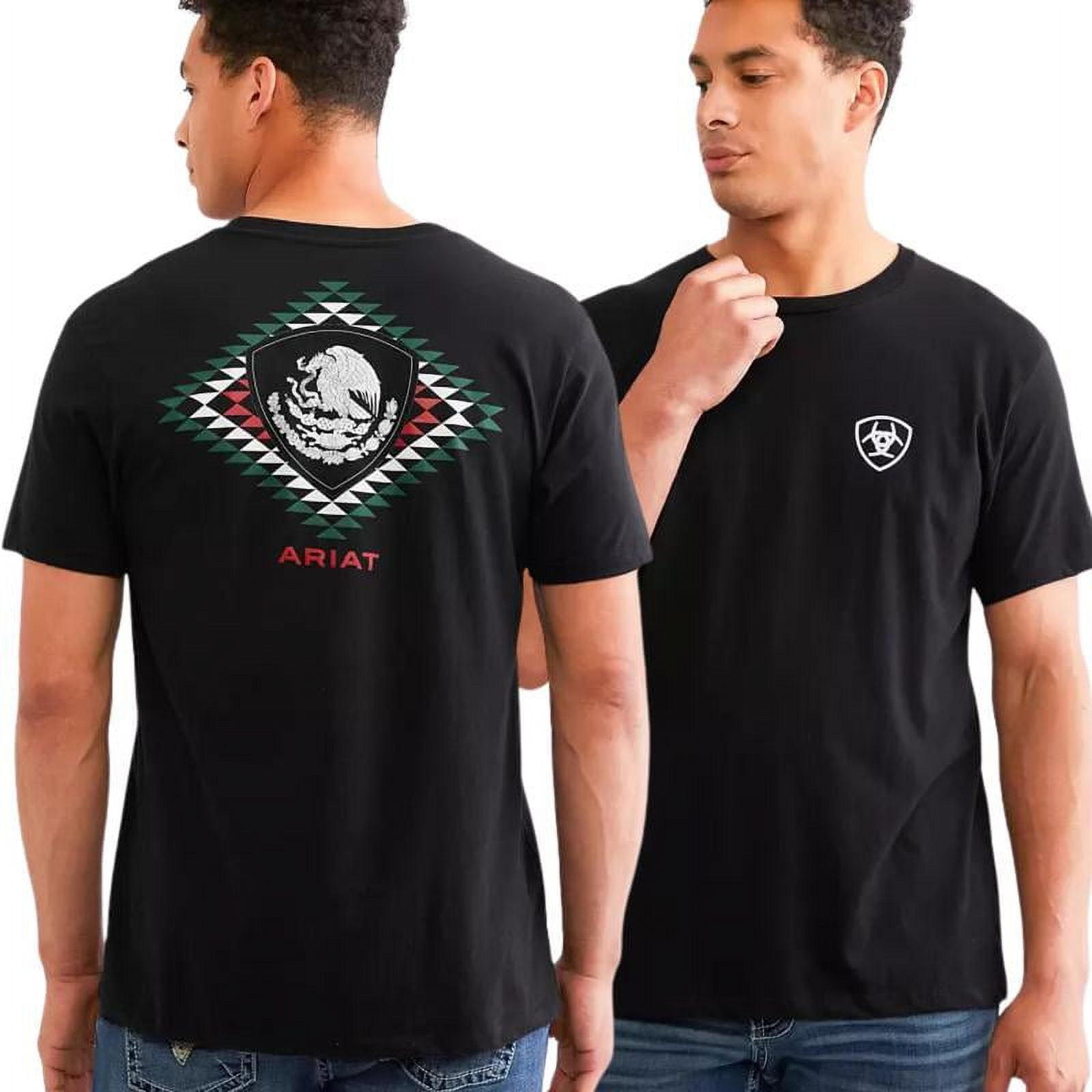 Western Vintage Ariat Yolo Tengo Double-side - Ariat Cotton Graphic ...