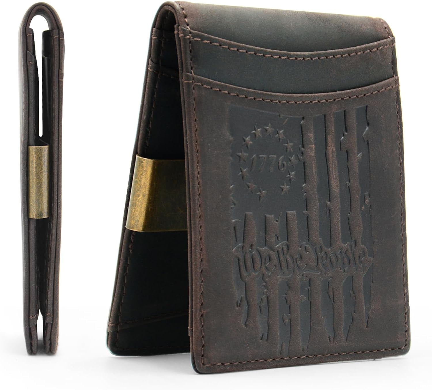 Western Wallets For Men Rfid Blocking: Full Grain Leather Wallet Cowboy ...