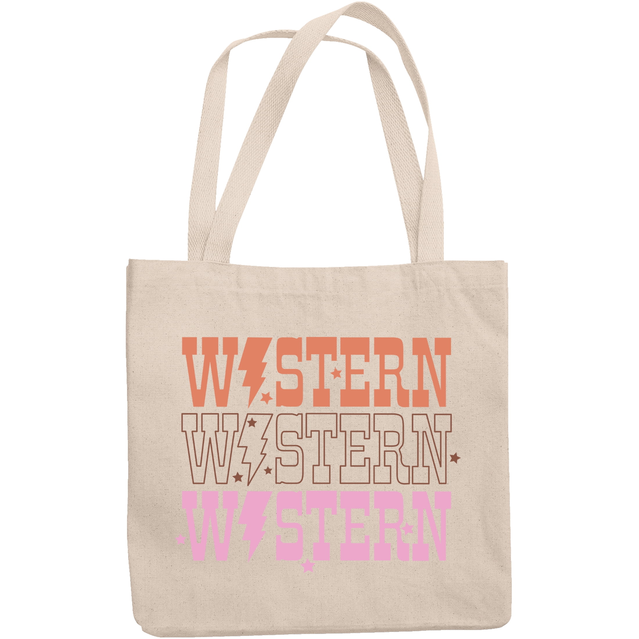 Western Word Art Merch Gift, 12oz Canvas Tote Bag - Walmart.com