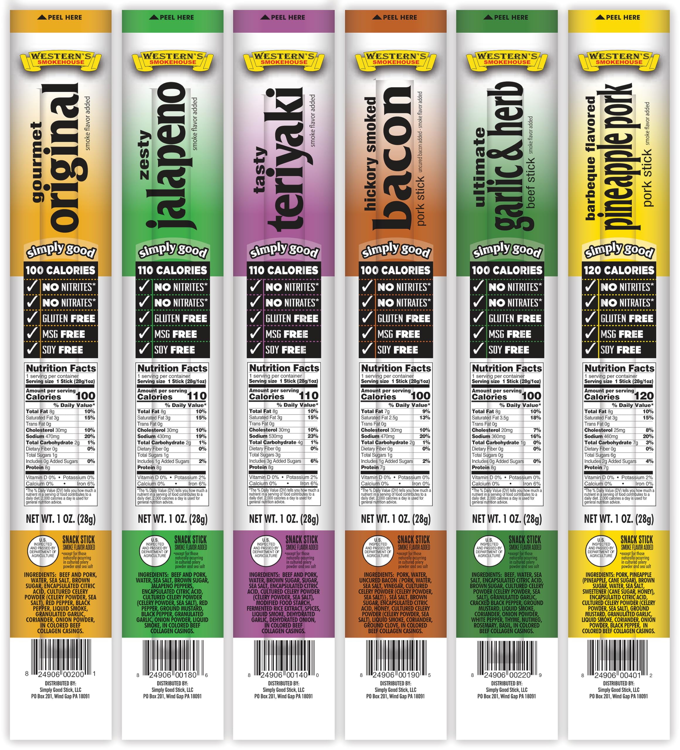 Western's Smokehouse Meat Sticks Fundraising Bulk Meat Stick Variety ...