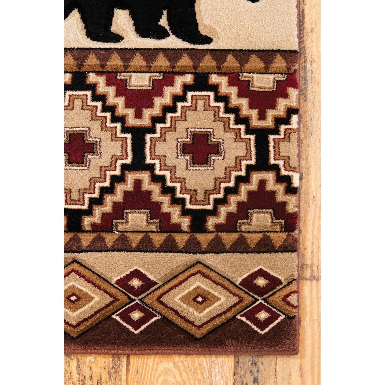Westfield Home Graham Bear Hollow Beige Hand-Carved Area Rug 5'3" x 7'6 ...