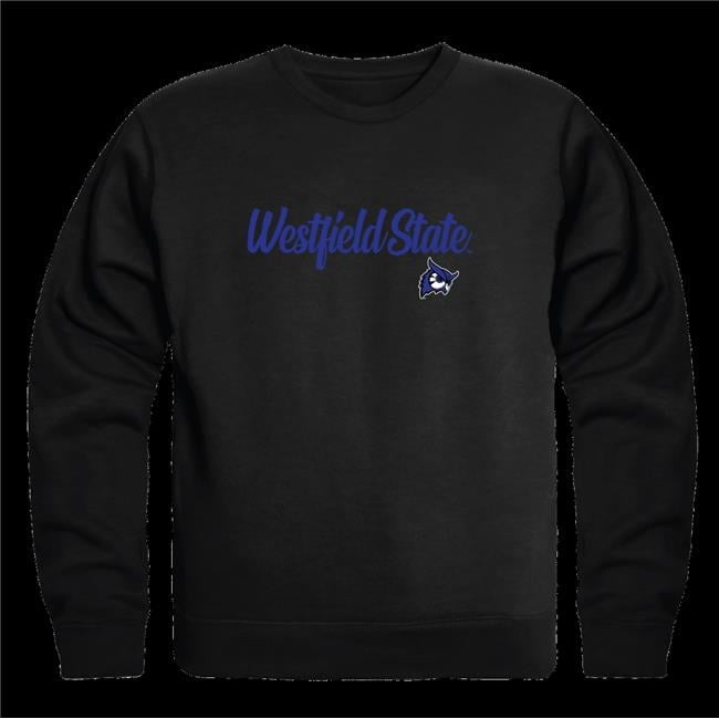 Westfield State University Owls Script Crewneck Sweatshirt, Black - 2XL ...