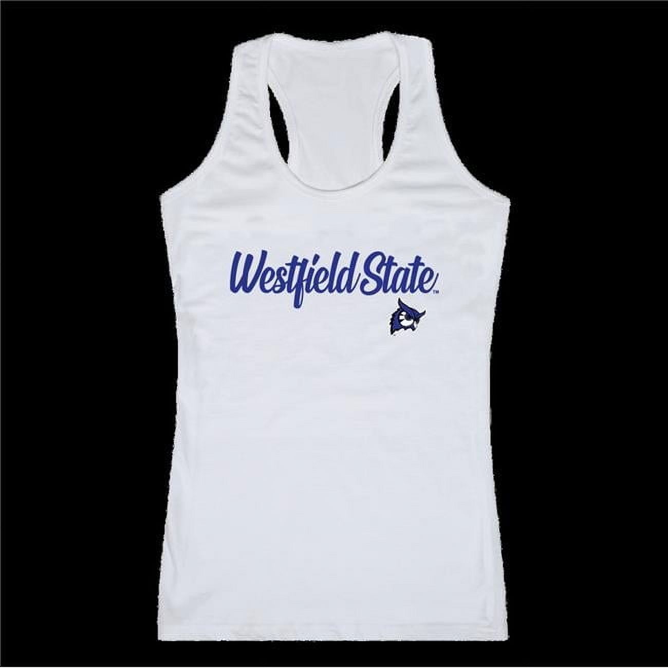 Westfield State University Owls Script Tank Top, White - Medium ...