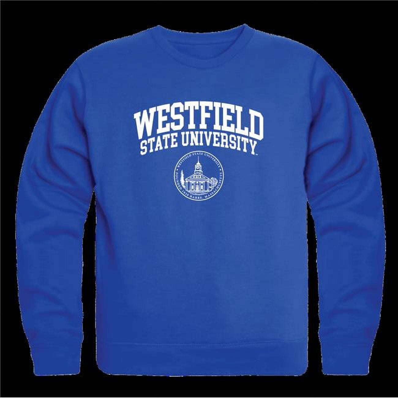 Westfield State University Owls Seal Crewneck Sweatshirt, Royal - Extra ...