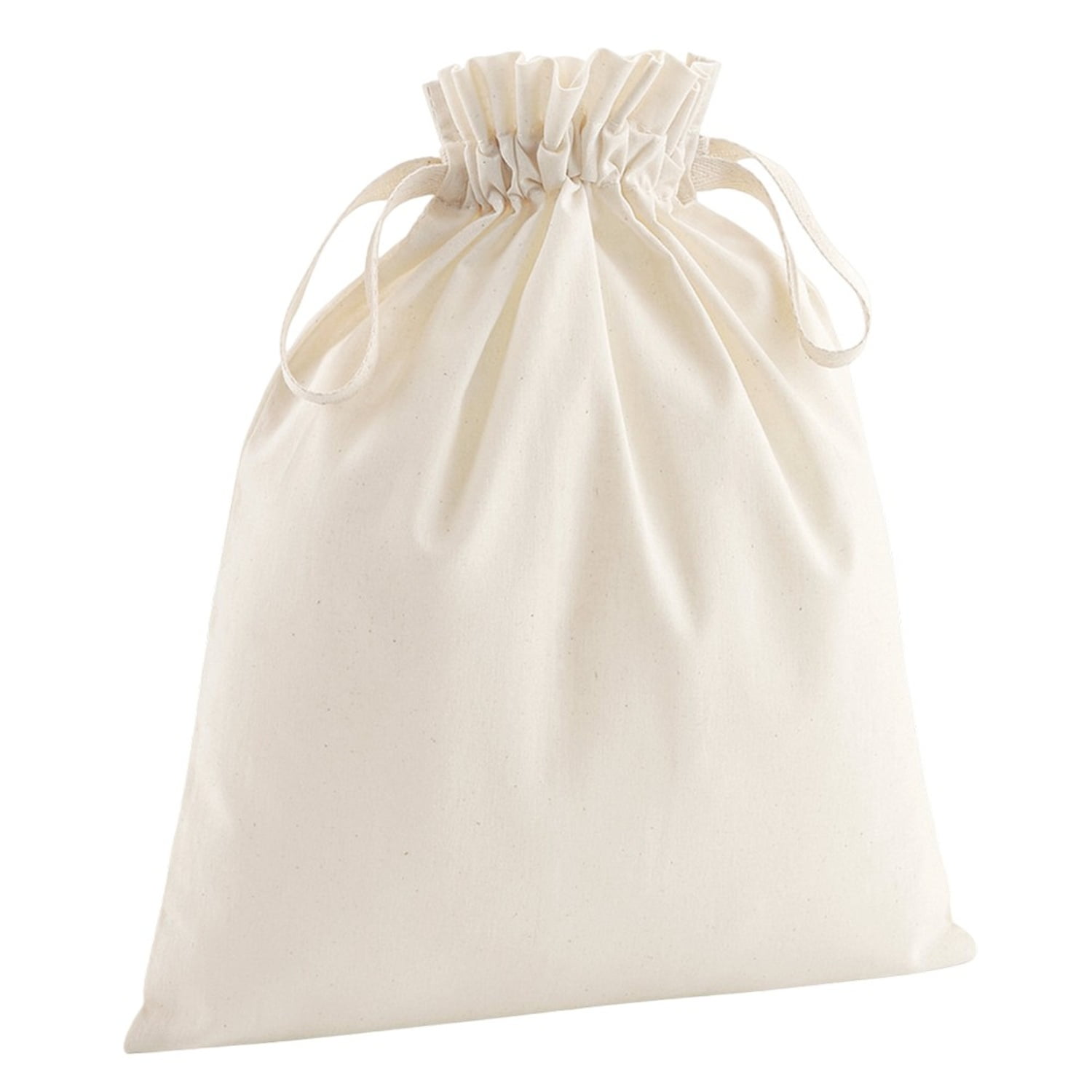 Westford Mill Natural Cotton Drawstring Bag - Walmart.com