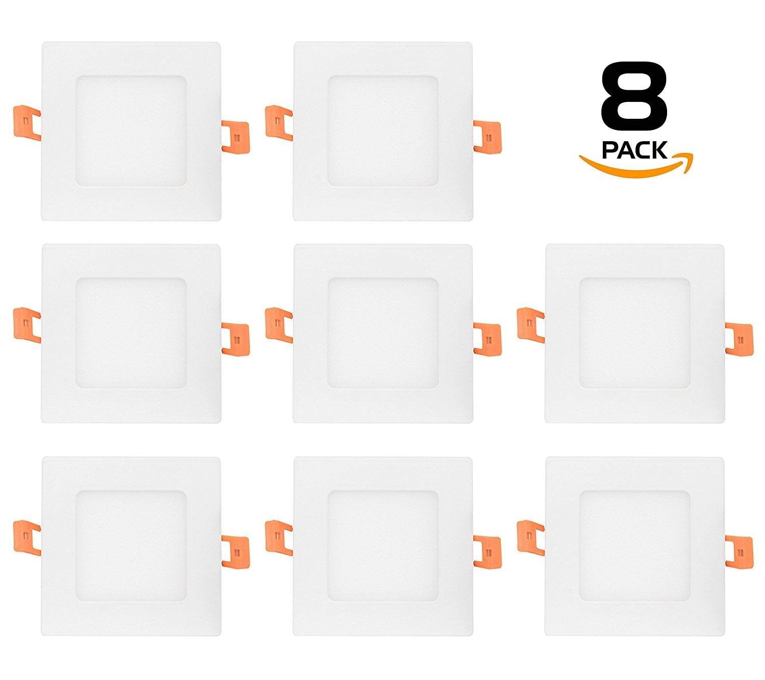 Westgate 15W 6 Inch Ultra Slim Square Shaped LED Retrofit Down Light ...