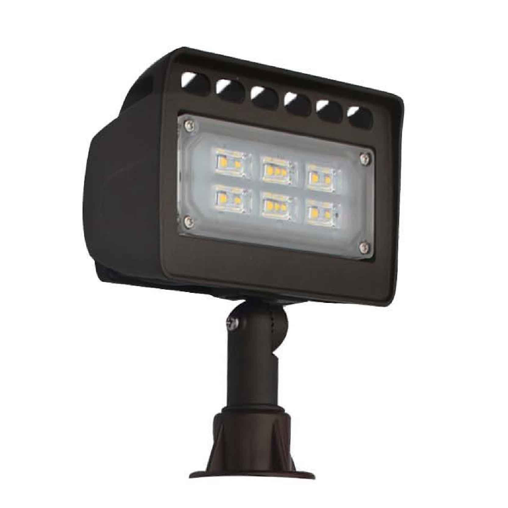 Westgate LF4 Flood Lights- 12V LED Wash Lights-Bronze Finish Integrated ...