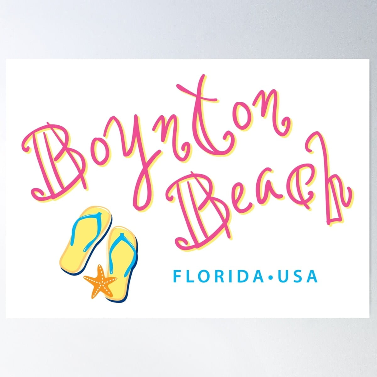 Westhampton Beach Welcome Sign Poster Wall Art, Modern Wall Decor For ...