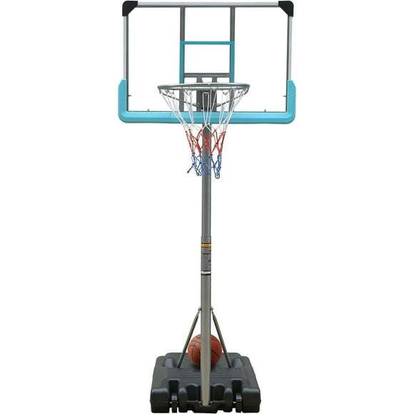 Height Adjustable Basketball Hoop System Wheels Portable Basketball Goal
