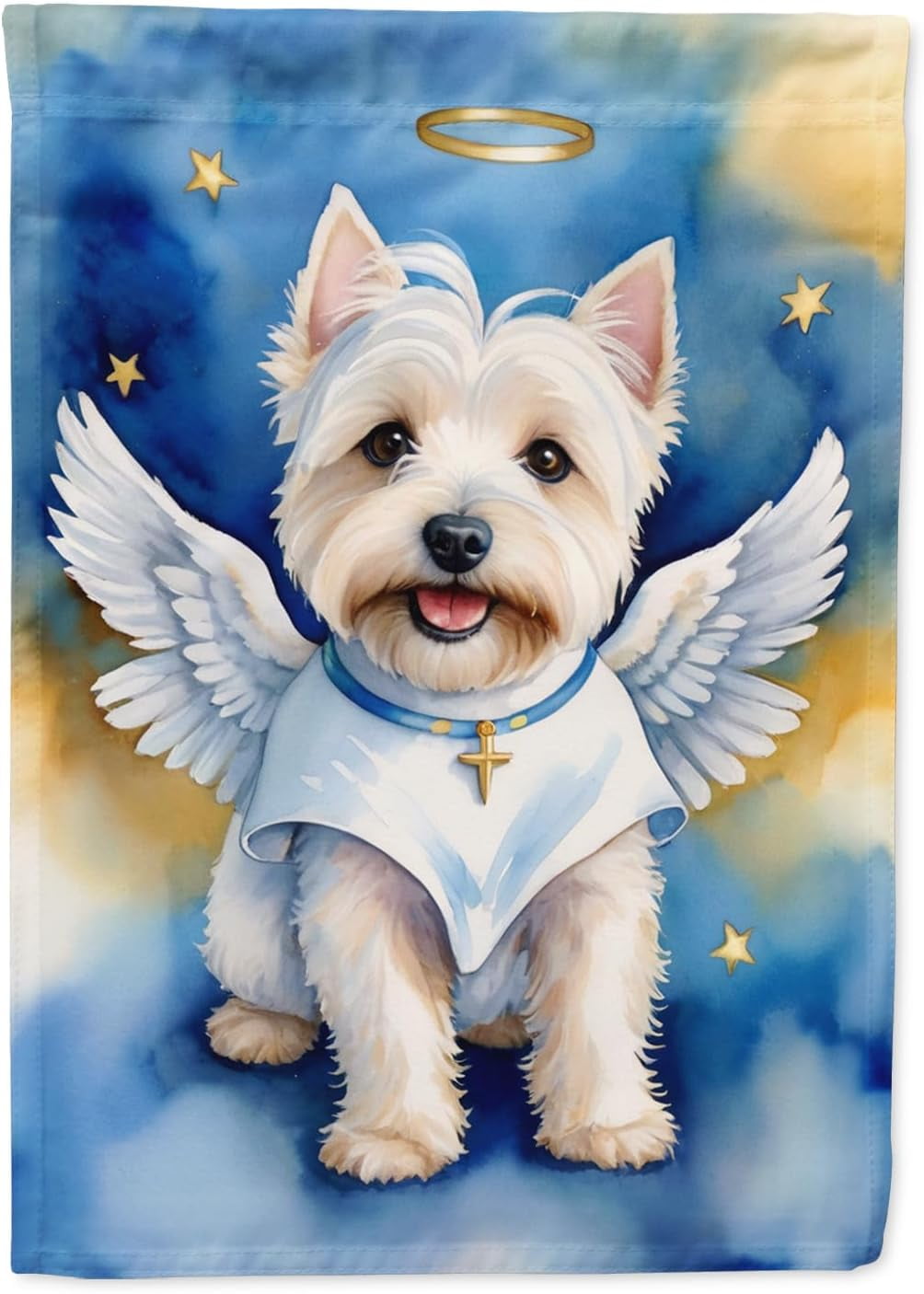 Westie My Angel Garden Flag Mailbox Flag Decorative Yard Flag Banner ...