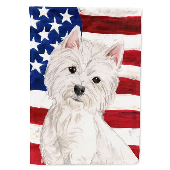 Westie Patriotic Garden Flag - Walmart.com
