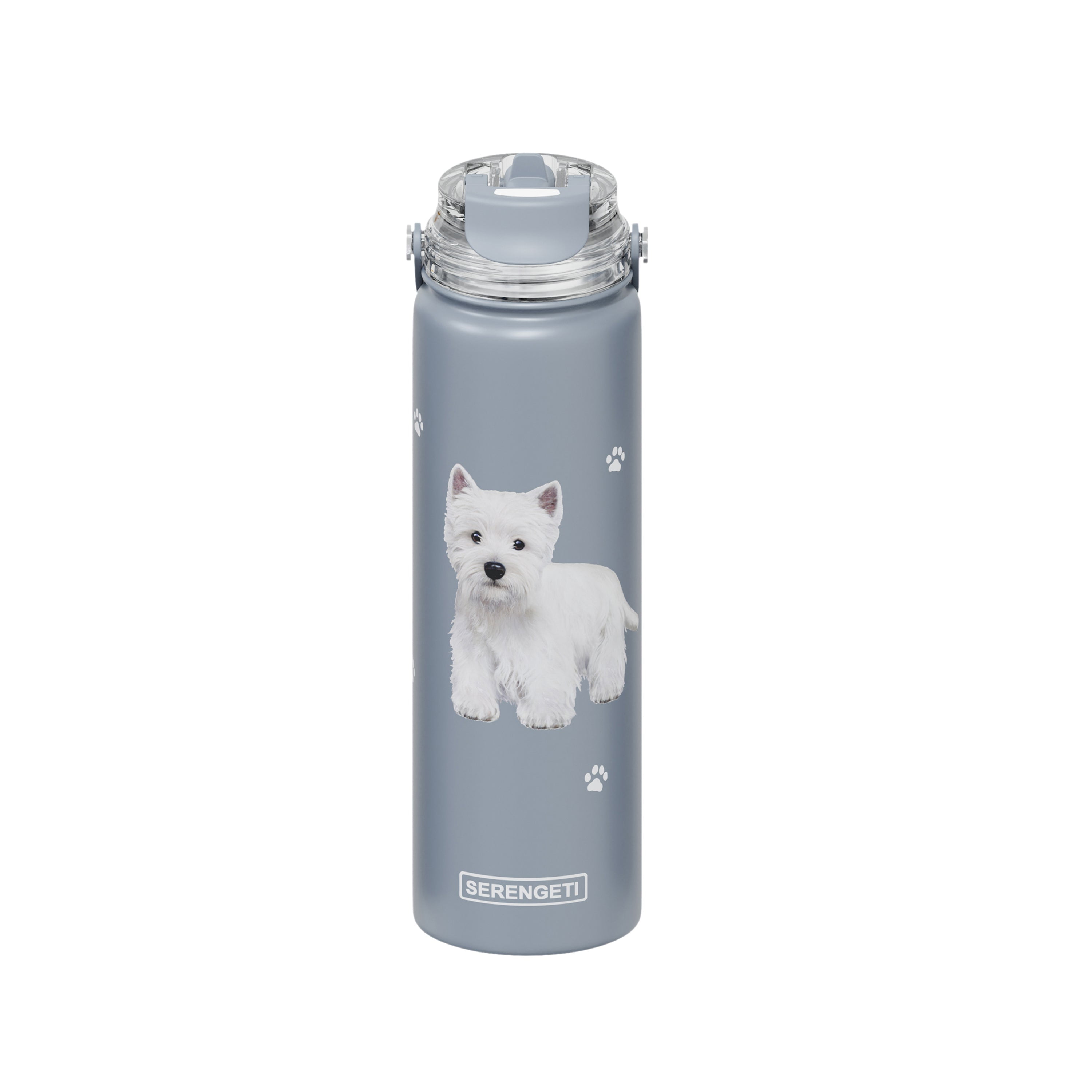 Westie Water Bottle Stainless Steel Water Bottle 24 Oz. SERENGETI ...