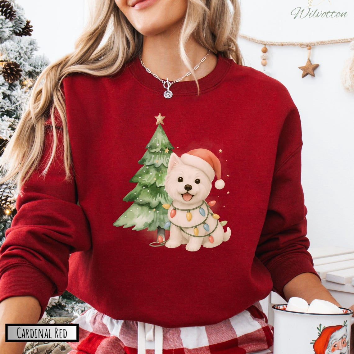 Westie season Sweatshirt, West Highland Terrier season Sweater, Cute ...