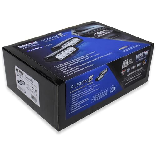 Westin 09-12232-PR Fusion5 Single Row LED Light Bar 5.5 in. Flex with ...