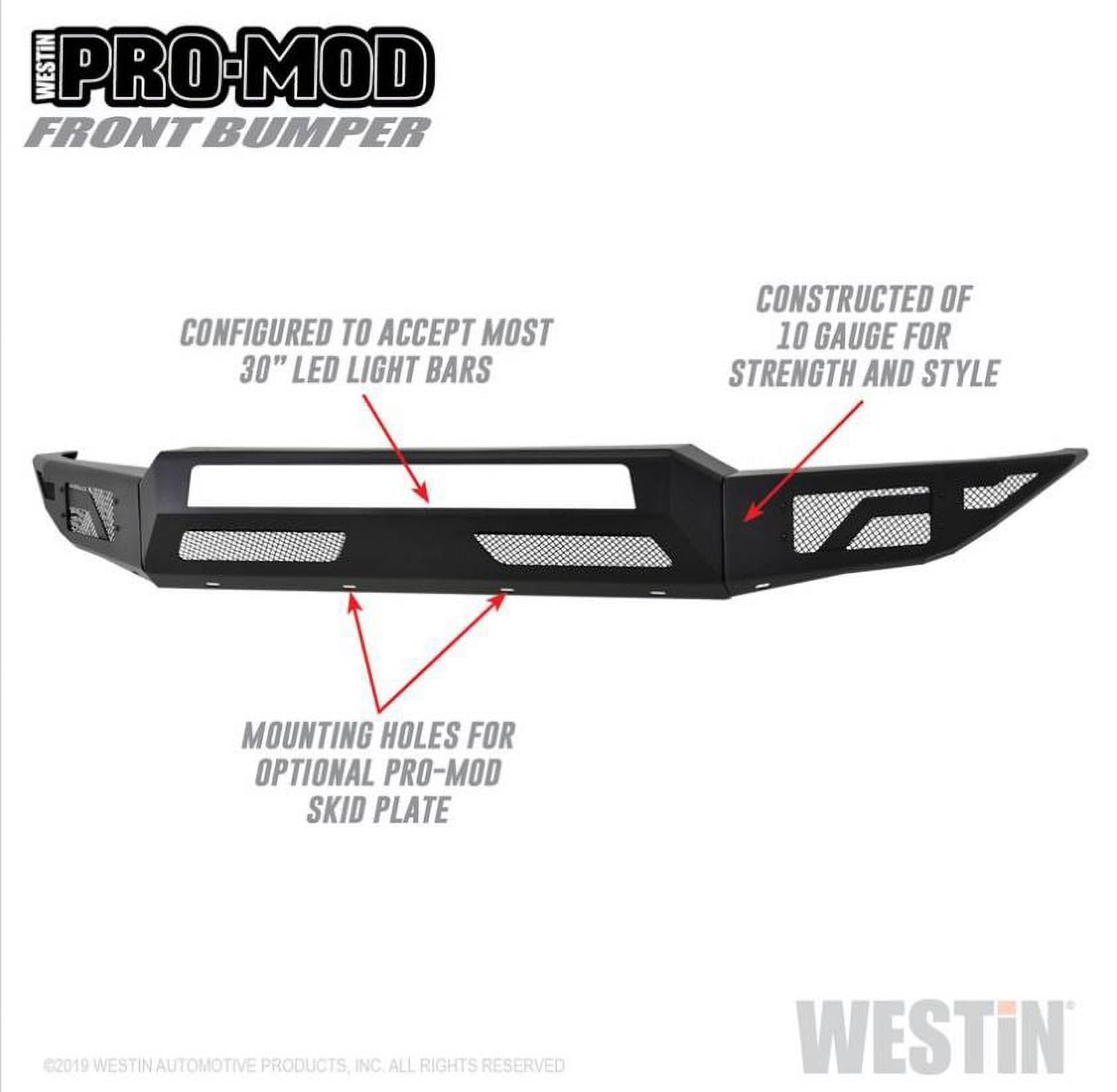 Westin 17-19 Ford F-250/350 Pro-Mod Front Bumper - 58-41175 - Walmart.com