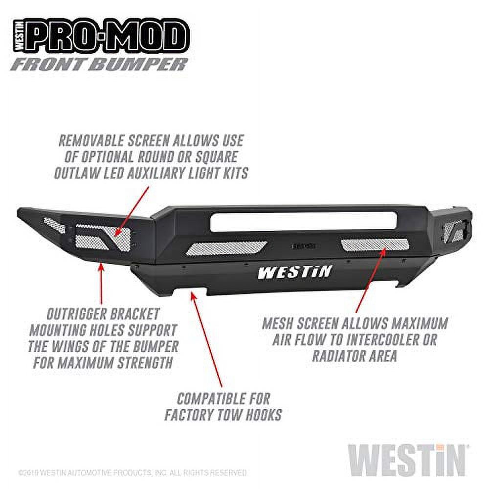 Westin 17-20 Ford F-150 Raptor Pro-Mod Front Bumper - 58-41145 ...