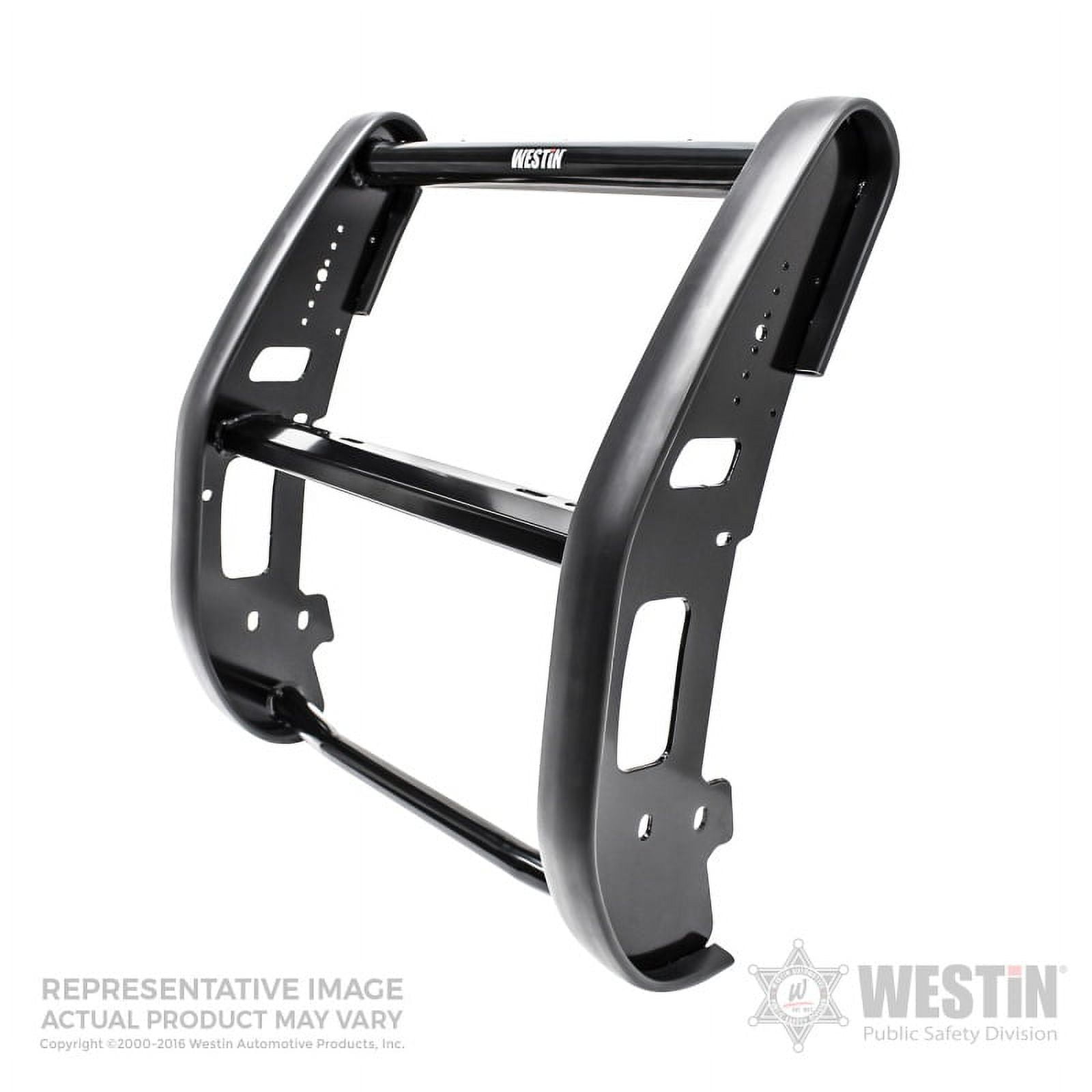Westin 2016-2018 Ford Interceptor Utility Push Bumper Elite - Black ...