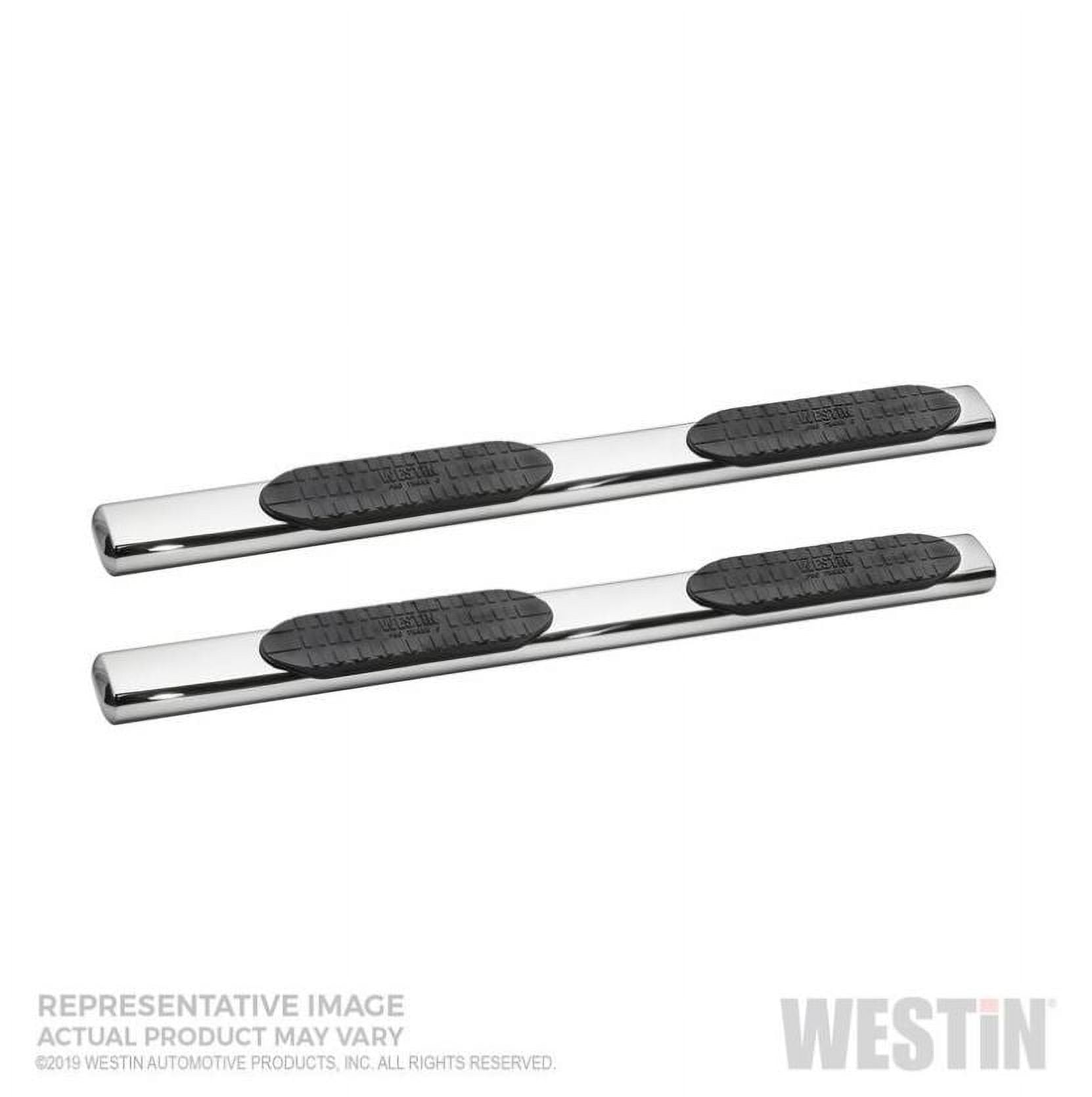 Westin 21-64130 PRO TRAXX 6" Oval Nerf Step Bars - Polished Stainless ...