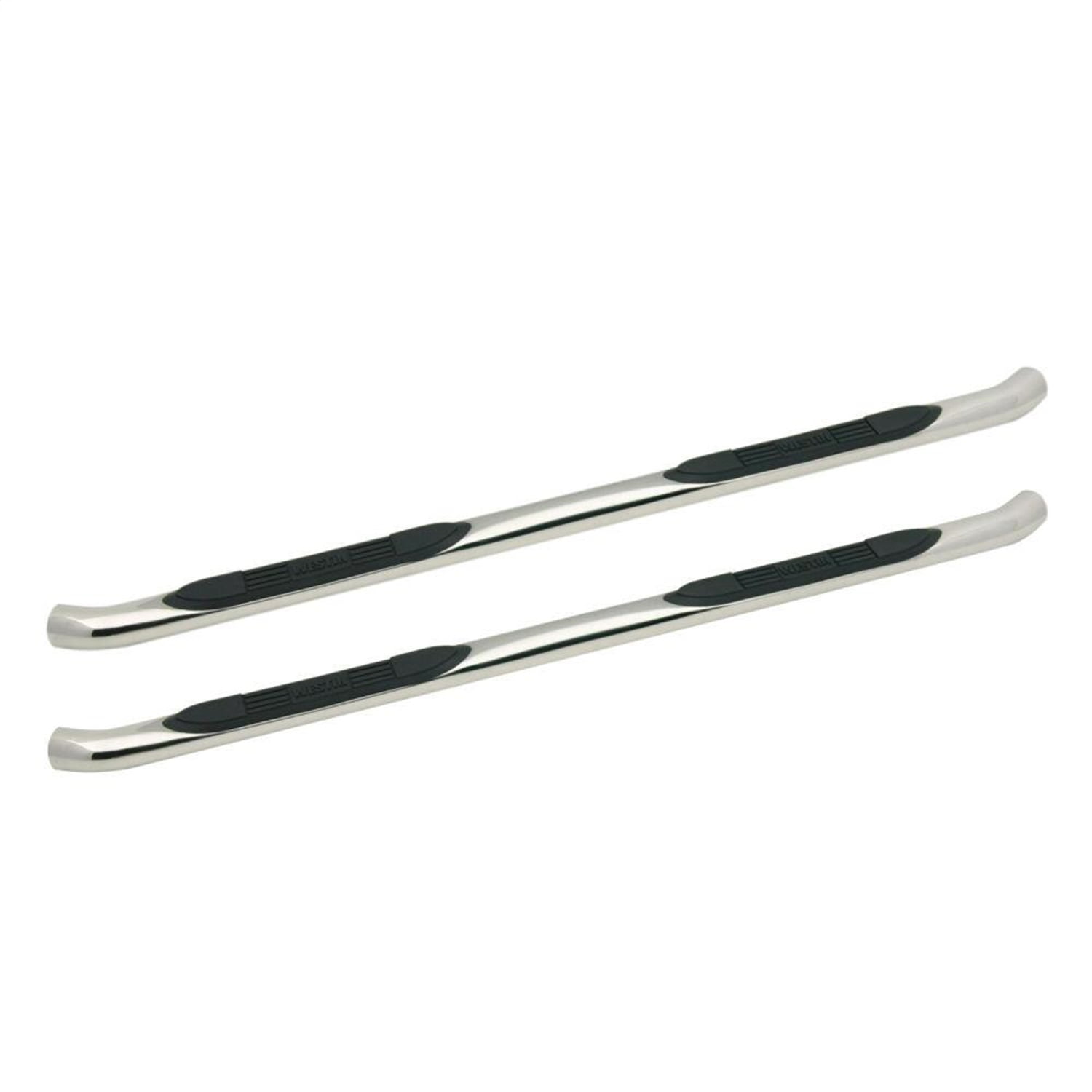 Westin 23-2970 E-Series 3" Round Nerf Step Bars - Polished Stainless ...