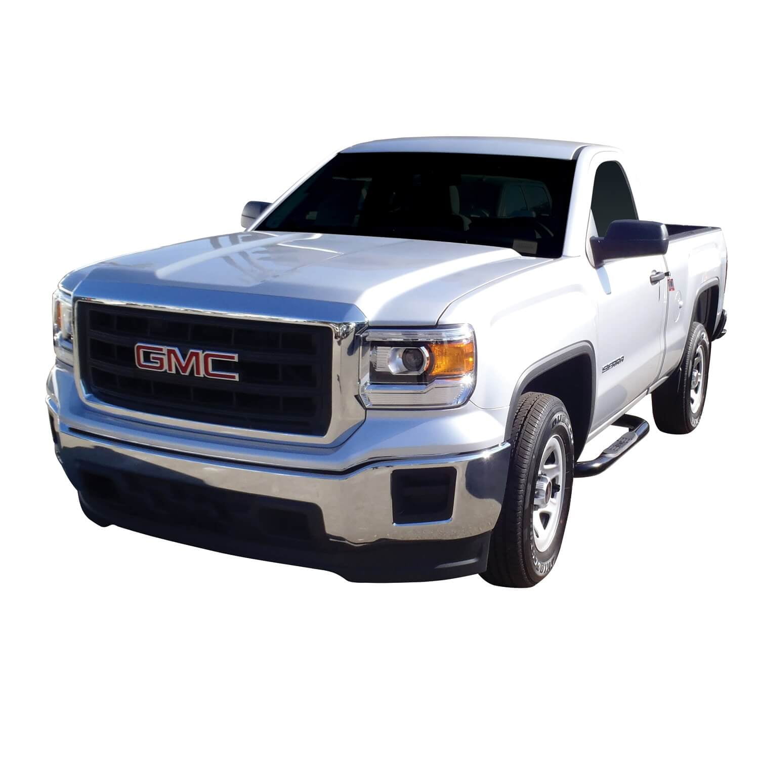 Westin 23-3800 E-Series 3" Round Nerf Step Bars - Polished Stainless ...
