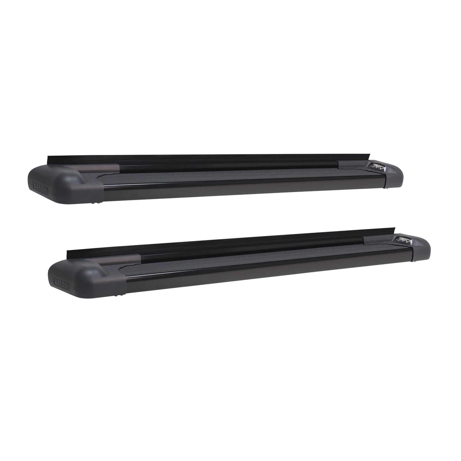 Westin 27-65745 Sure-Grip LED Running Boards; Black Aluminum; 89.5 in ...