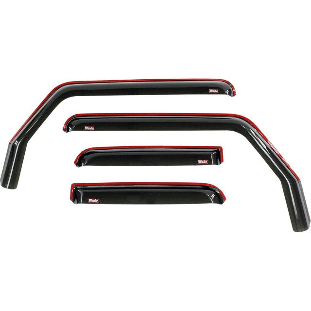 Westin 72-51499 In-Channel Wind Deflector Fits 18-23 Wrangler (JL) Fits ...