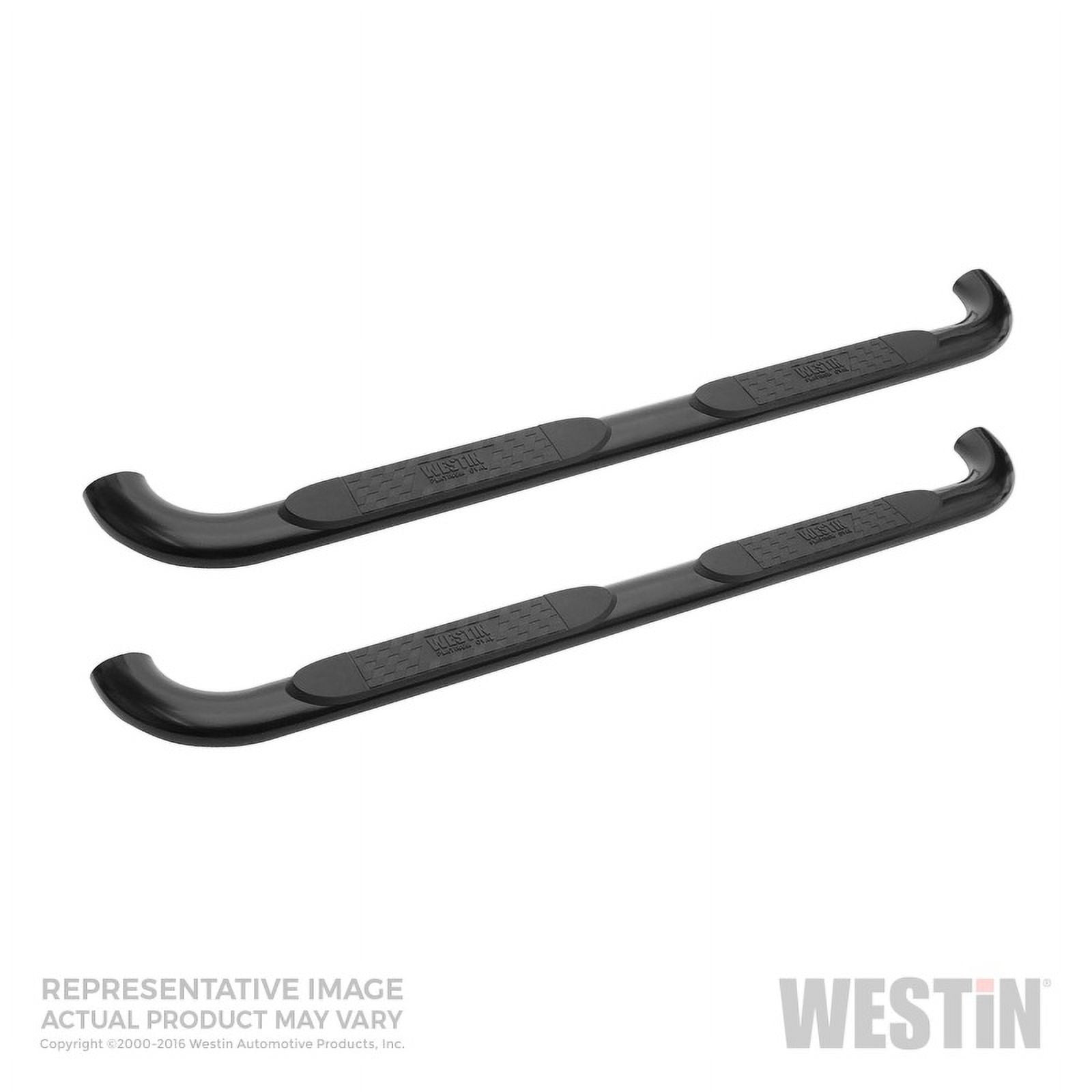 Westin Platinum Series Oval Step Bars (Black) - Walmart.com