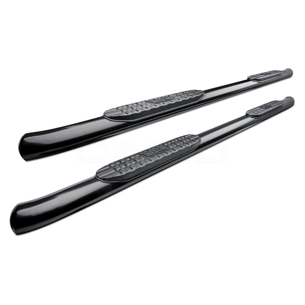 Westin Pro Traxxx 4-inch Oval Wheel to Wheel Nerf Step Bars (Black ...