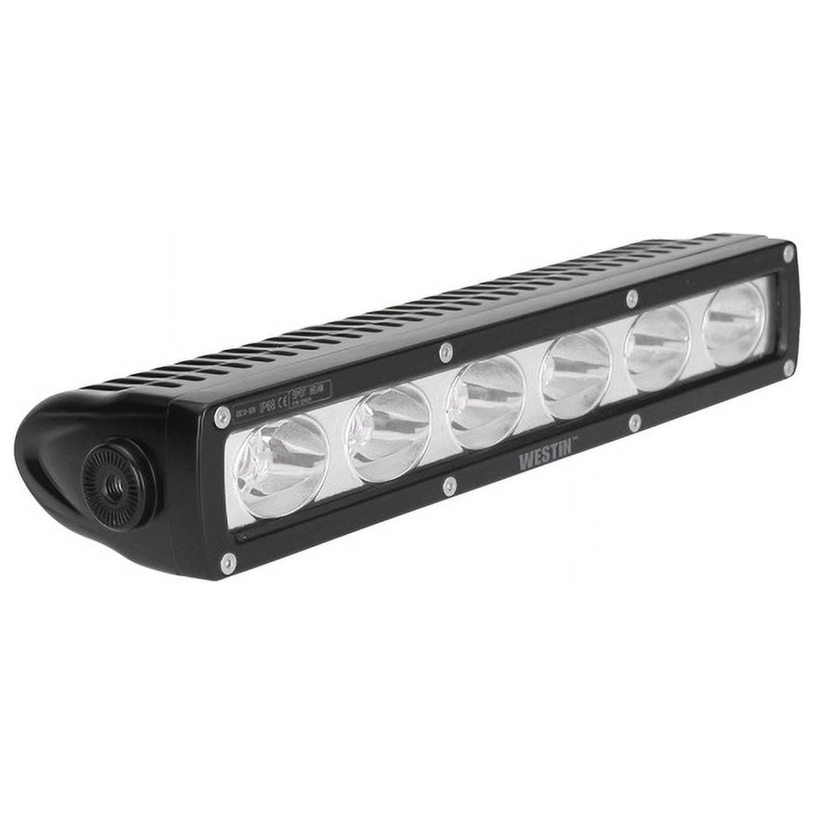 Westin Razor LED Light Bar Single Row 12 inch Flood w/10W Cree - Black ...