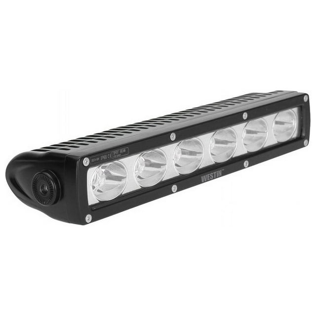 Westin Razor LED Light Bar Single Row 12 inch Flood w/10W Cree - Black ...