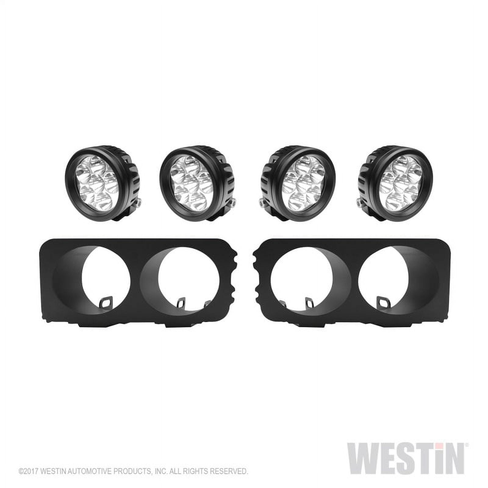 Westin Universal Light Kit for Outlaw Front Bumper - Textured Black ...