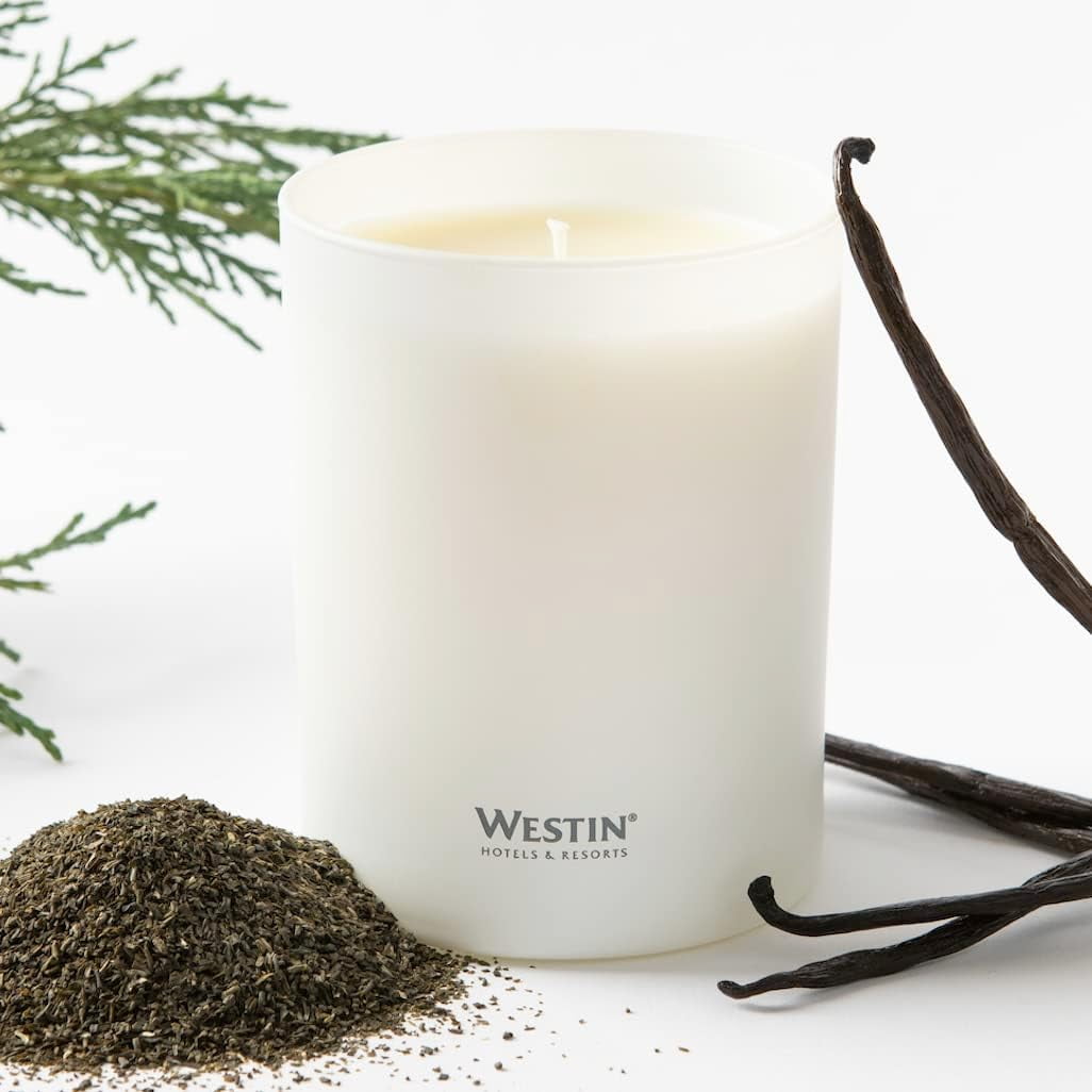 Westin White Tea Candle - Hand-Poured, Soy Candle with Signature White ...