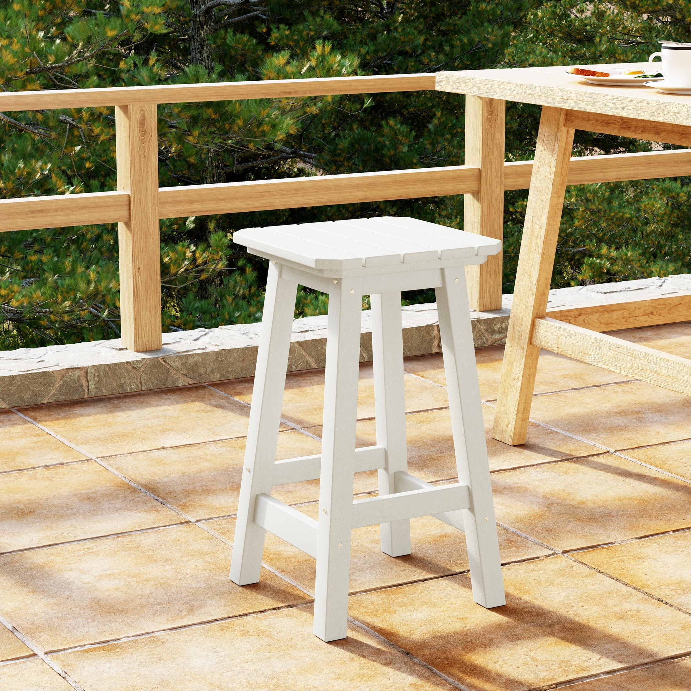 Valencia Square Backless Counter Stool, Multiple Colors - Walmart.com