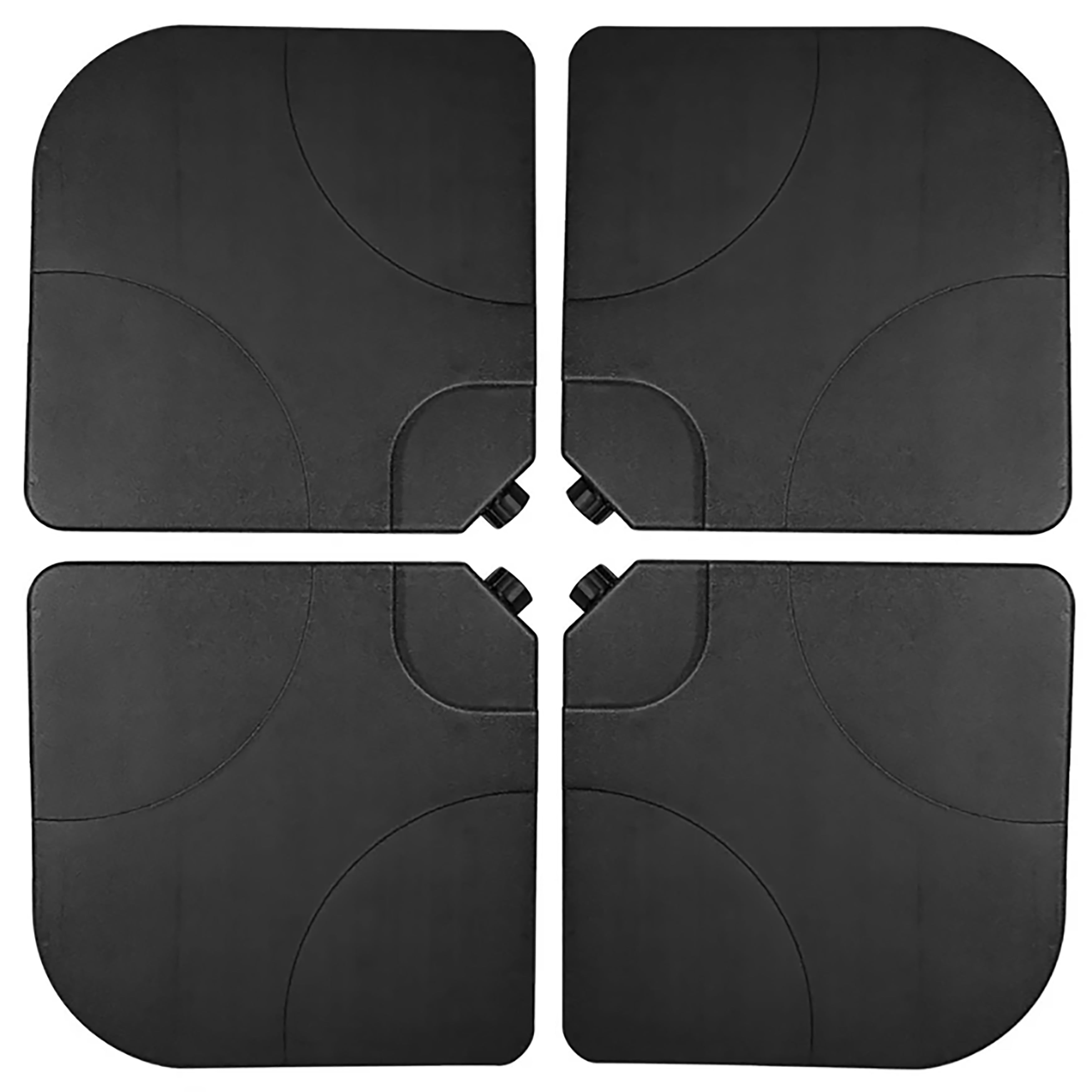 WestinTrends 4PC Universal Plastic Fillable Offset Cantilever Umbrella ...
