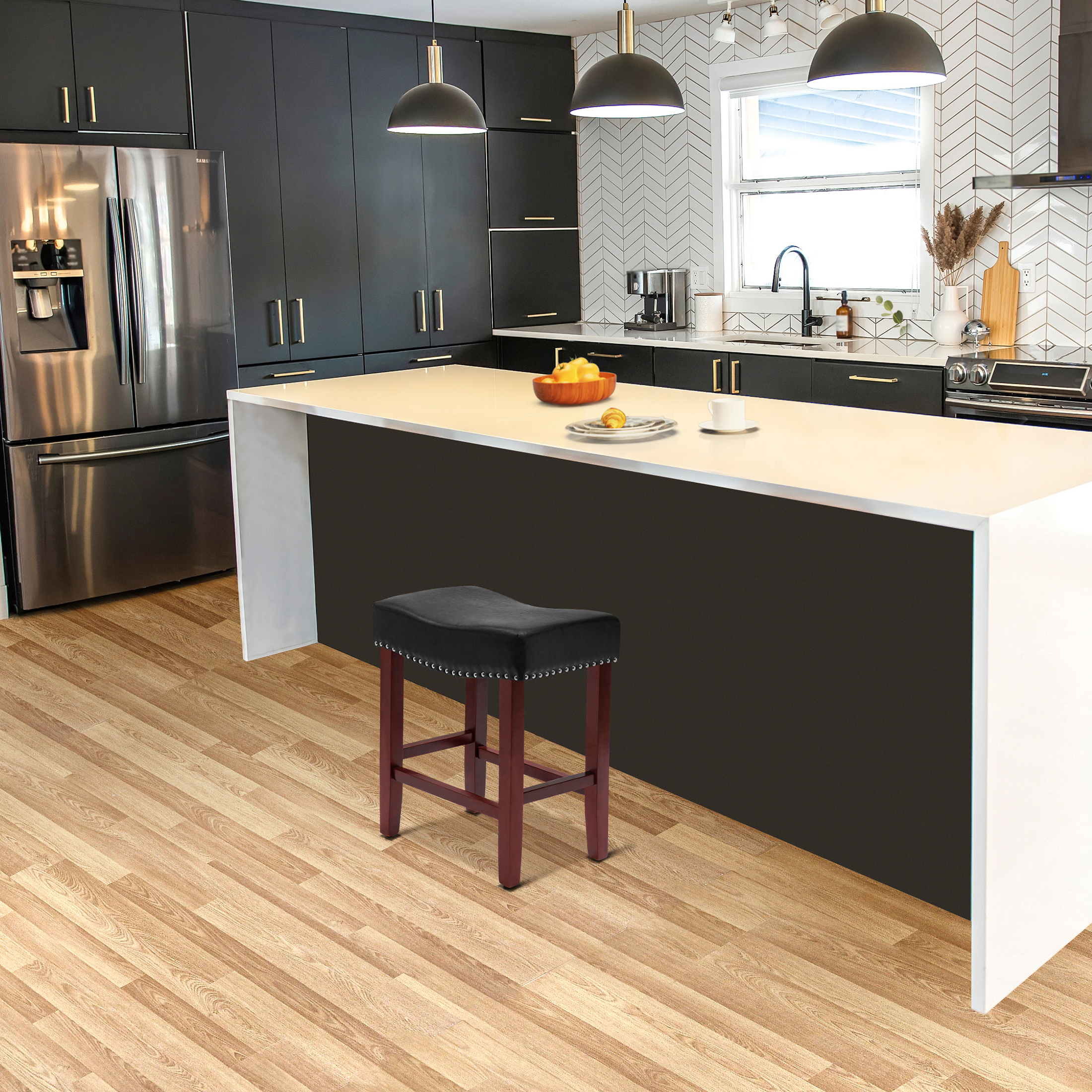 WestinTrends 24 inch Counter Stool for Island, Kitchen Dining, Bar ...