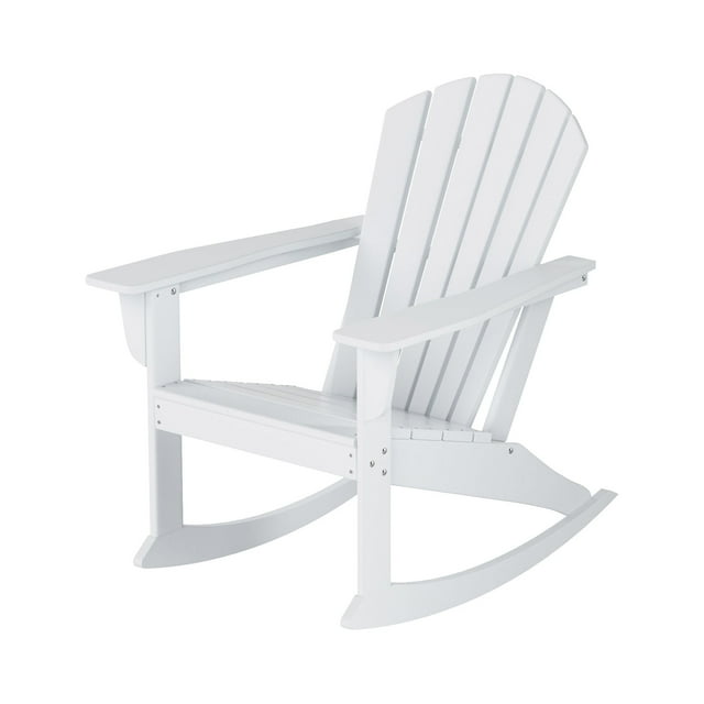 WestinTrends Dylan Cozy Patio Rocking Chair, All-Weather Plastic, 350 ...