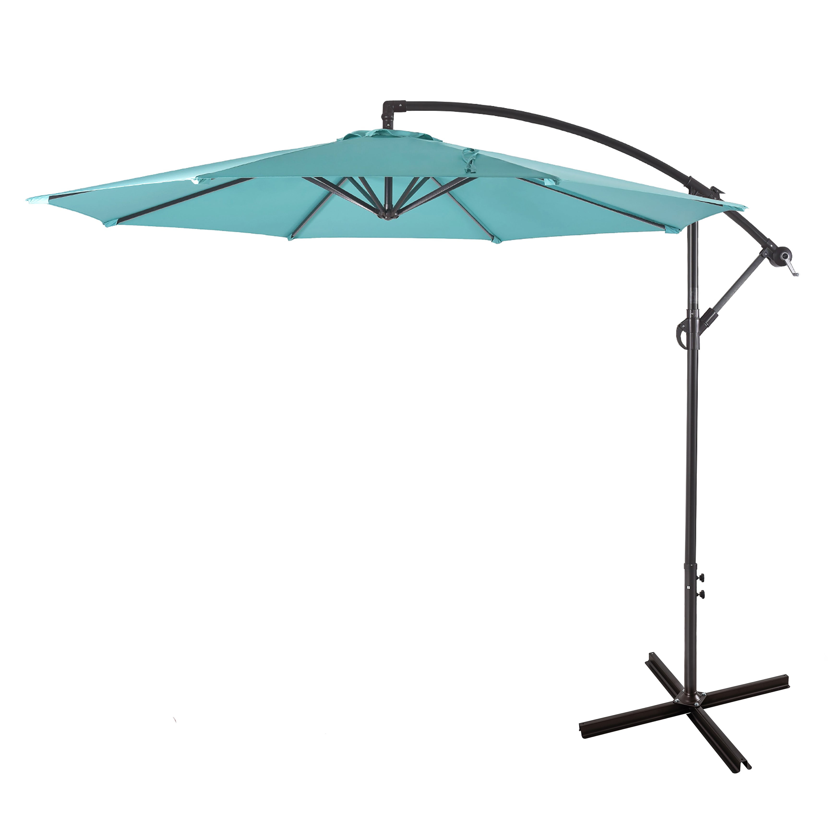 WestinTrends Julia 10 Ft Cantilever Umbrella for Outdoor Patio, Easy ...