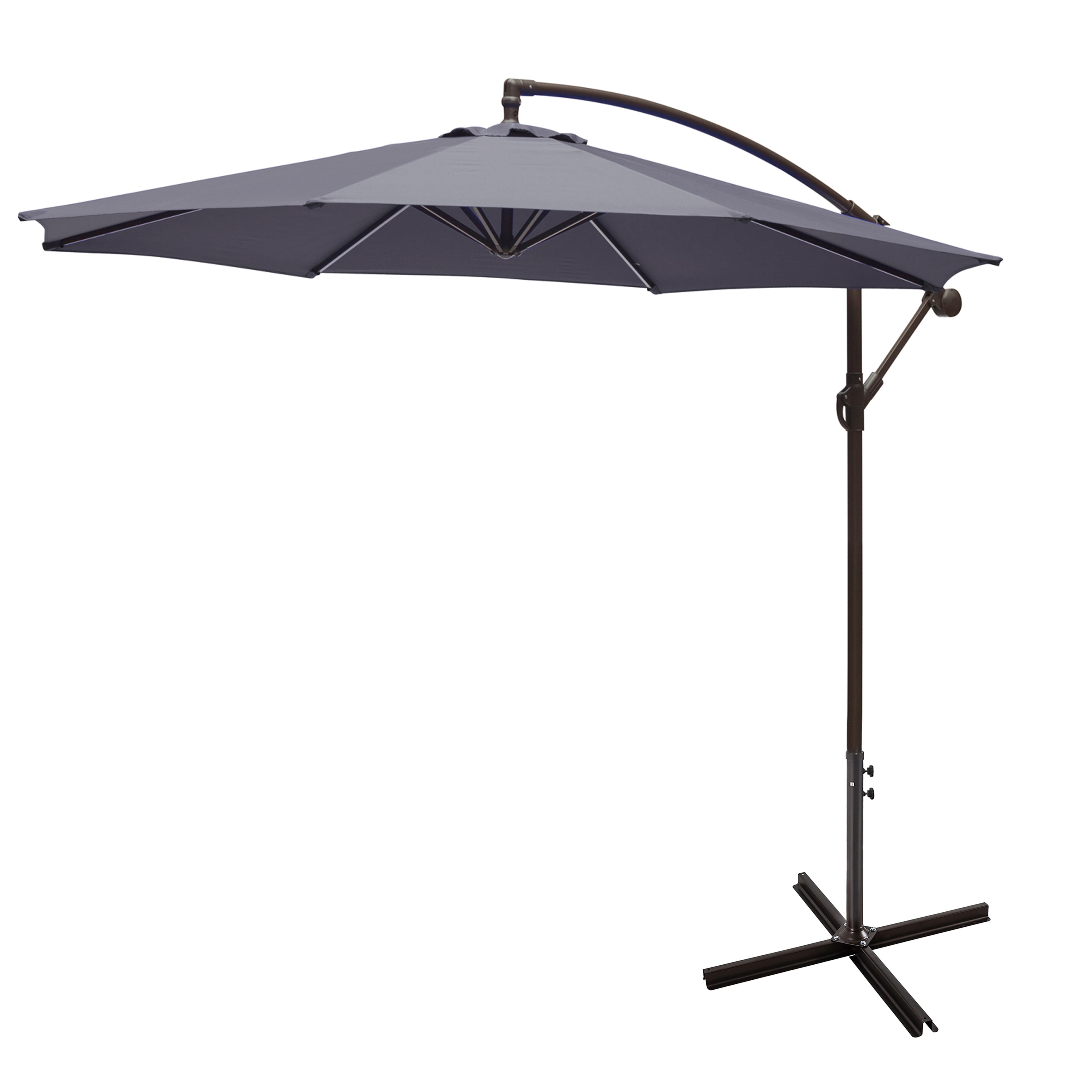 WestinTrends Julia 10 Ft Cantilever Umbrella Outdoor Patio Shade Market ...