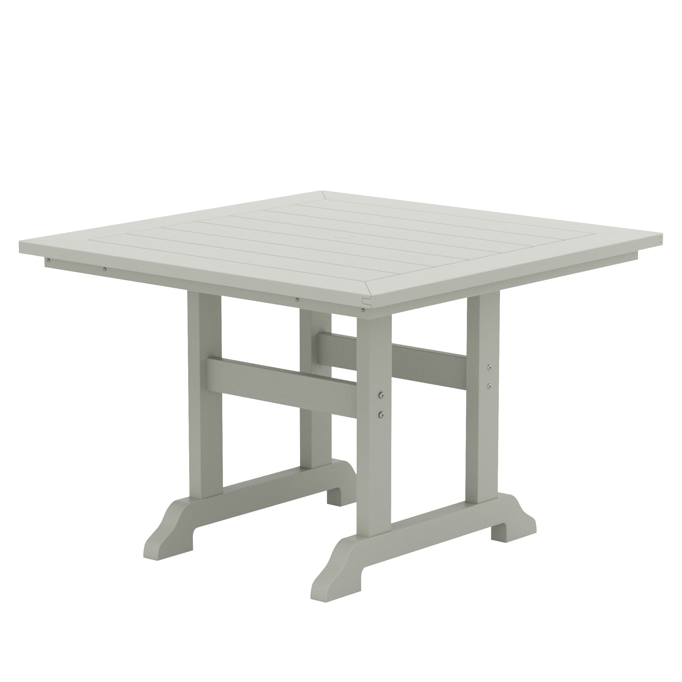 WestinTrends Malibu Outdoor Dining Table, All Weather Poly Lumber ...